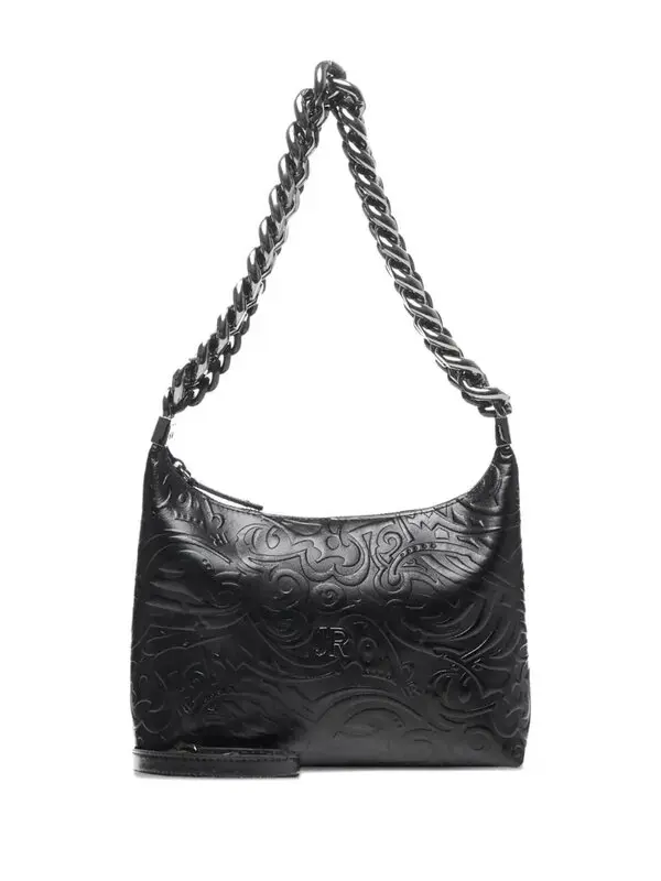 John Richmond Embossed Chain Shoulder Bag