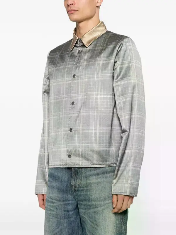 DIESEL Buttoned Check Jacket