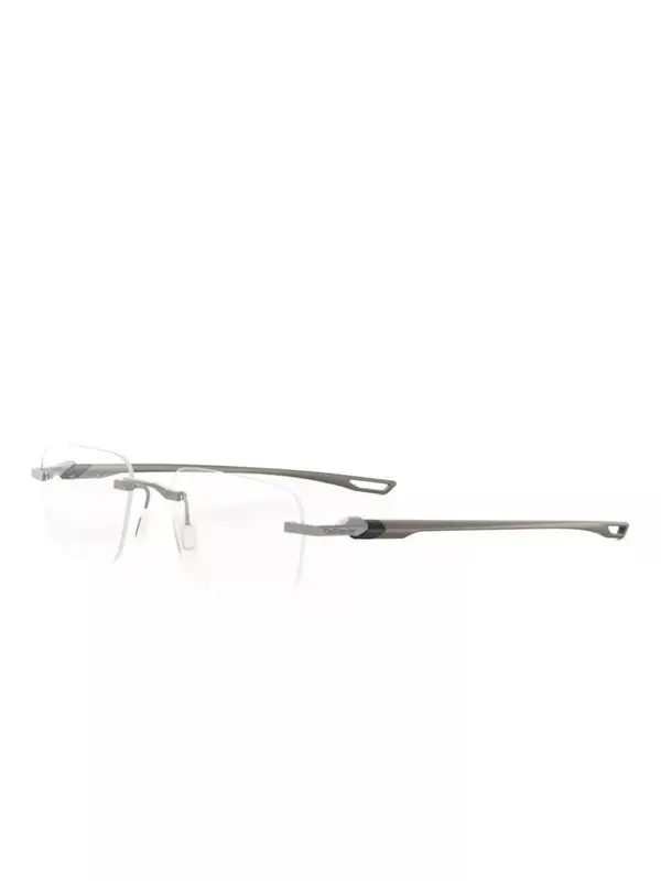 Tag Heuer Rectangle Rimless Eyeglasses