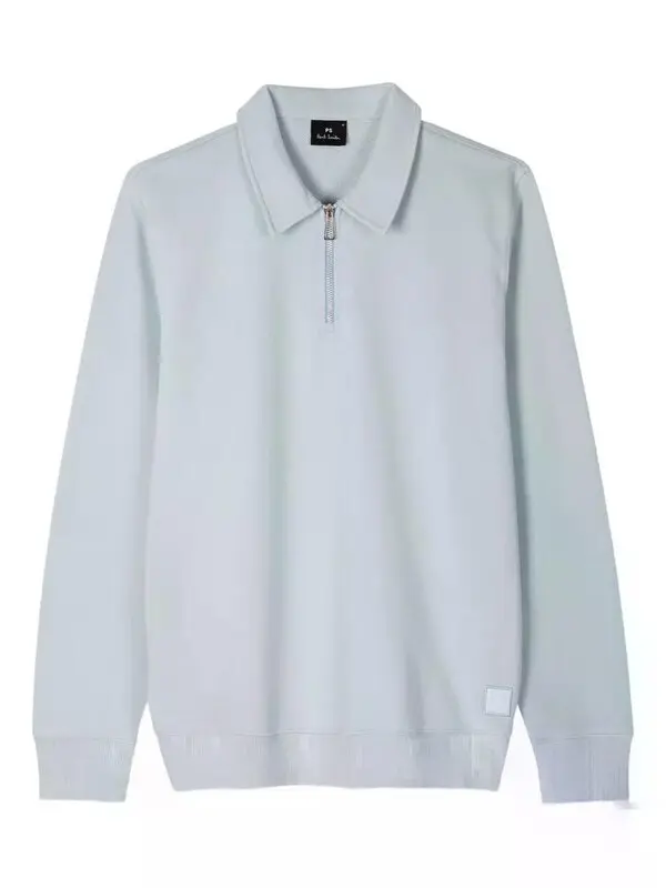 Paul Smith Embroidered Half-zip Sweatshirt