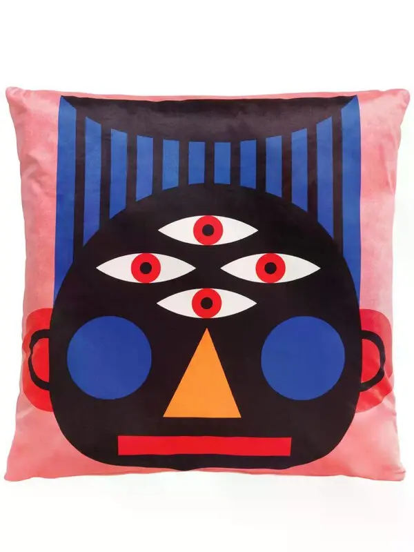 QEEBOO Oggian Face Cushion - Pink