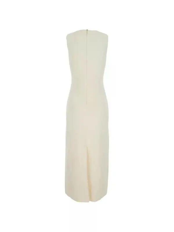 Max Mara Visiera Round-neck Midi Dress