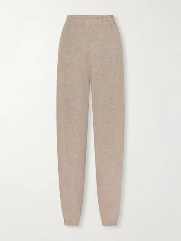 THE ROW Nadir Tapered Cotton And Linen-blend Trousers