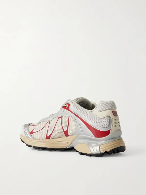 SALOMON Xt-whisper Rubber-trimmed Sneakers - Neutrals