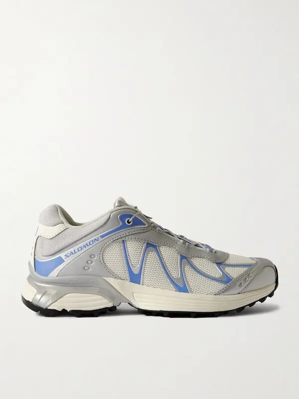 SALOMON Xt-whisper Rubber-trimmed Sneakers - Neutrals