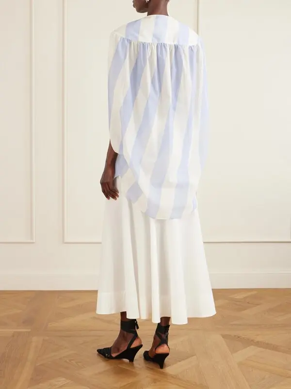 Jacquemus Striped Cotton-blend Shirt Dress