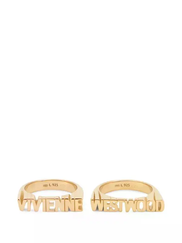 VIVIENNE WESTWOOD Logo-detail Ring - Gold