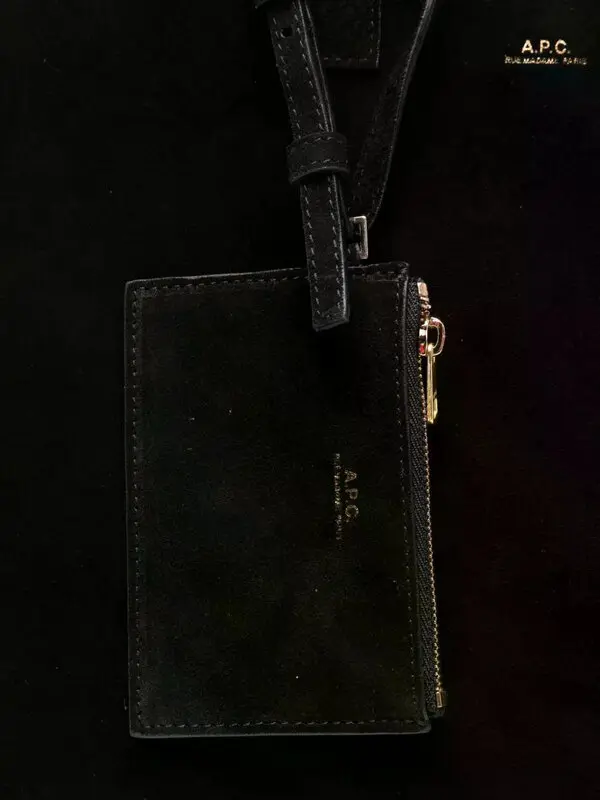A.p.c. Le Drummer Suede Tote Bag - Black