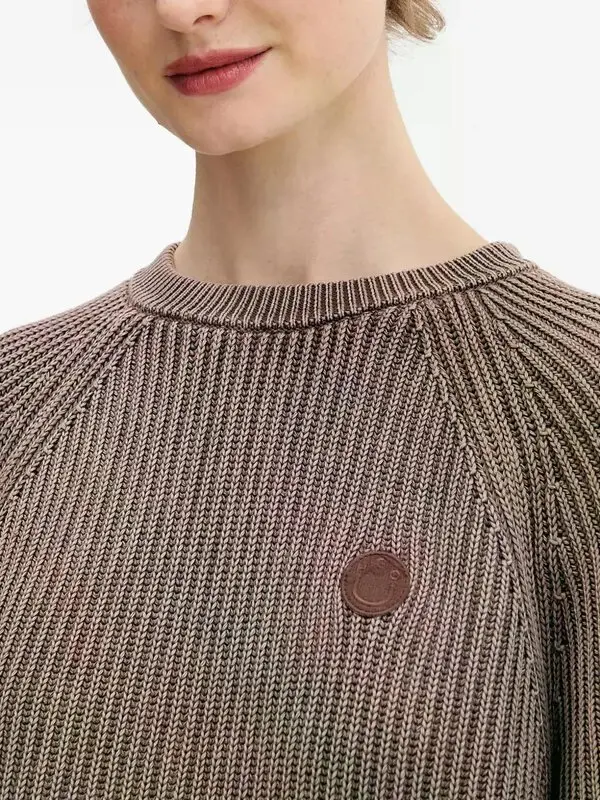 Hugo Round-logo Knitted Top