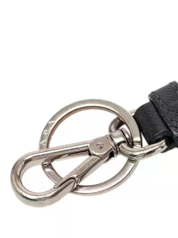 Prada 2013-2026 Saffiano Logo Key Chain