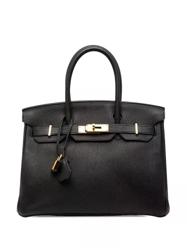 Hermès 2015 Togo Birkin Retourne 30 Handbag - Black