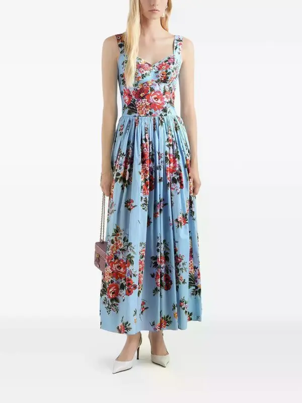 Dolce & Gabbana Floral Bouquet-print Maxi Dress