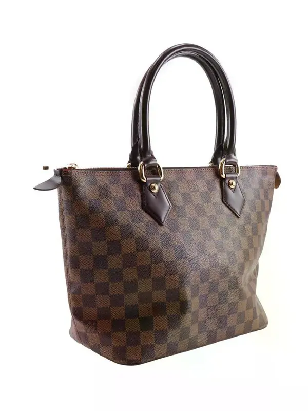 LOUIS VUITTON 2010 Damier Ebene Saleya Pm Handbag - Brown