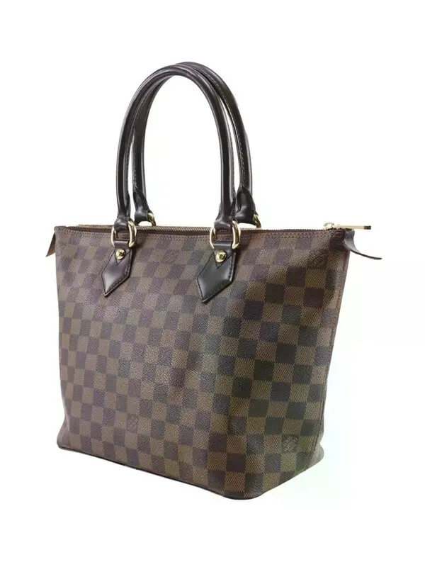 LOUIS VUITTON 2010 Damier Ebene Saleya Pm Handbag - Brown