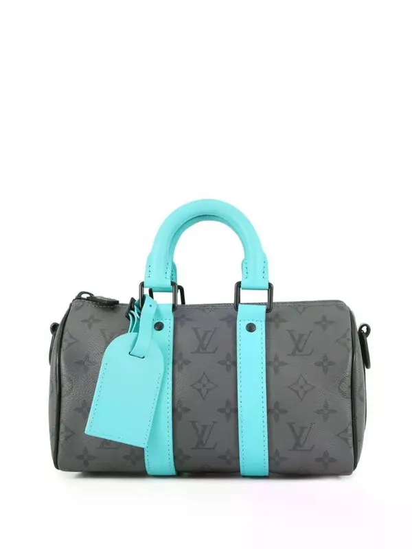 LOUIS VUITTON Monogram Eclipse Reverse Keepall 25 Satchel