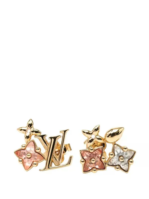 LOUIS VUITTON 2022 Loulougram Earrings - Gold