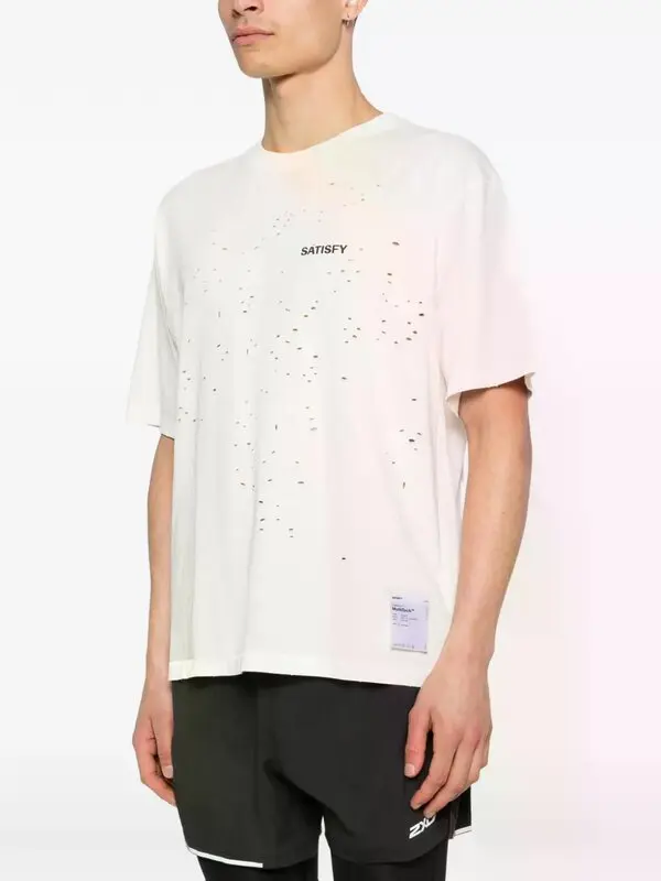 Satisfy Crew-neck T-shirt - Neutrals