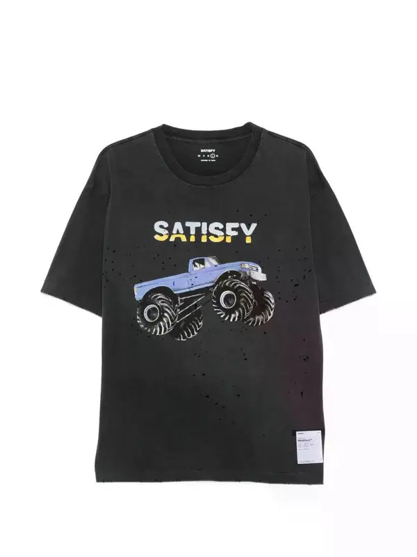 Satisfy Graphic-print T-shirt - Grey
