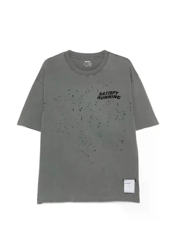 Satisfy Crew-neck T-shirt - Grey