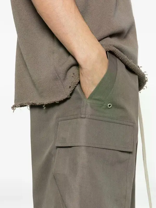 Rick Owens Cargo Drawstring Trousers - Grey
