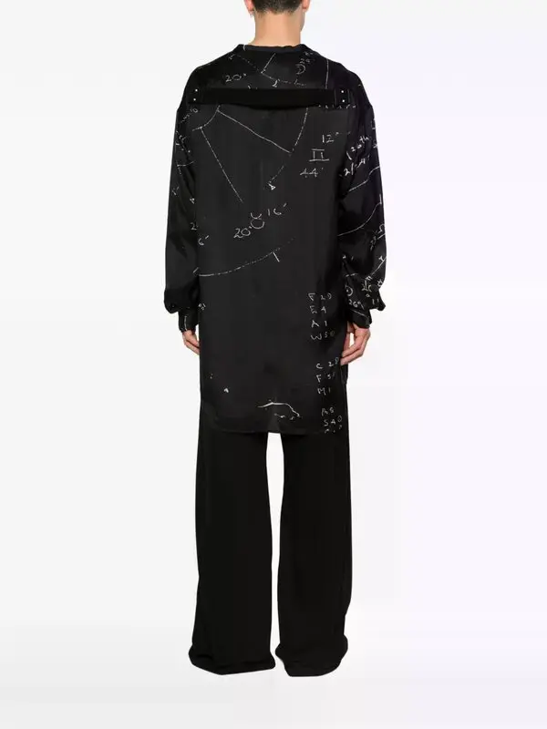 Rick Owens Graphic Print Shirt