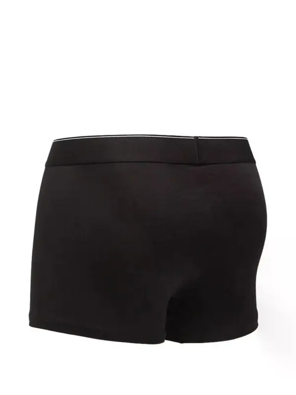 Calvin Klein Logo-waistband Boxers - Black