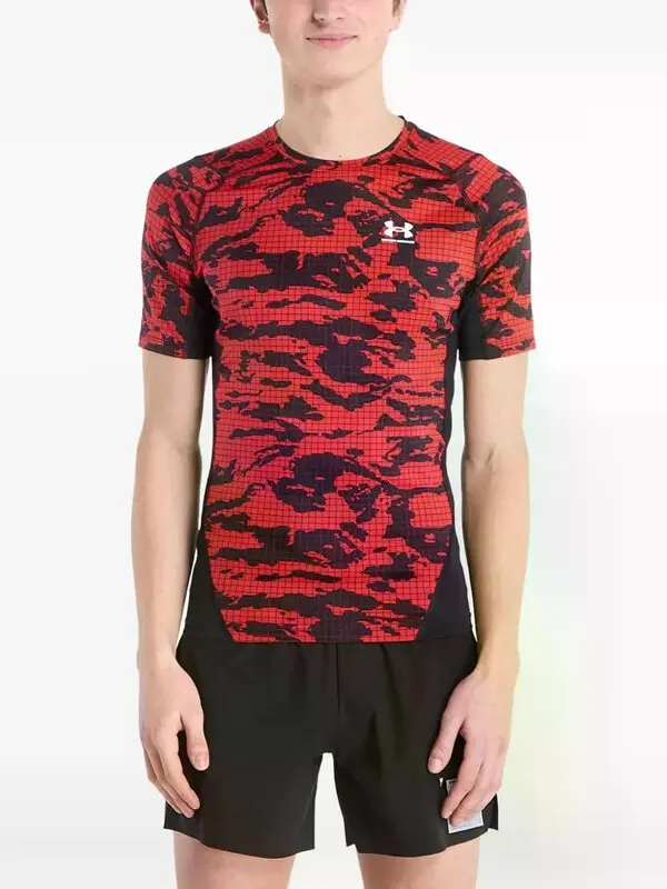 Under Armour Heatgear Printed Short-sleeve T-shirt - Red