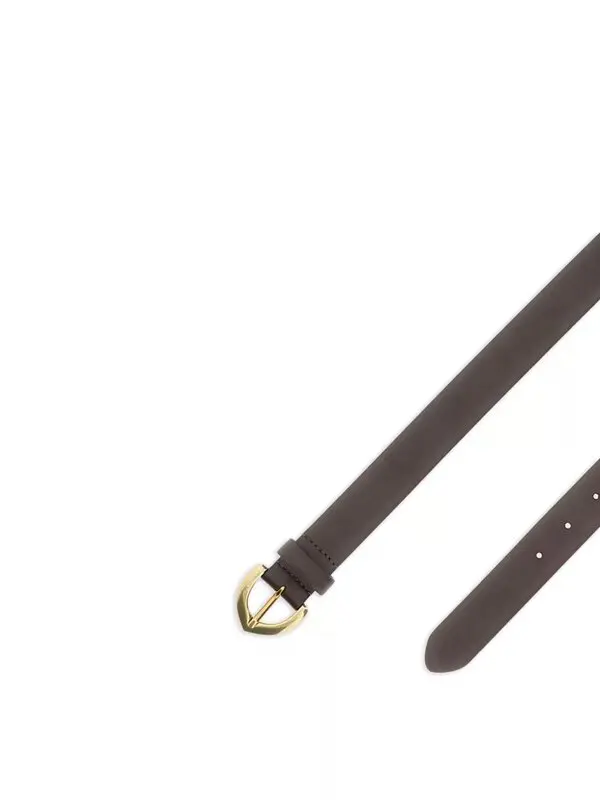 BAX LAB Buckle Leather Belt - Brown