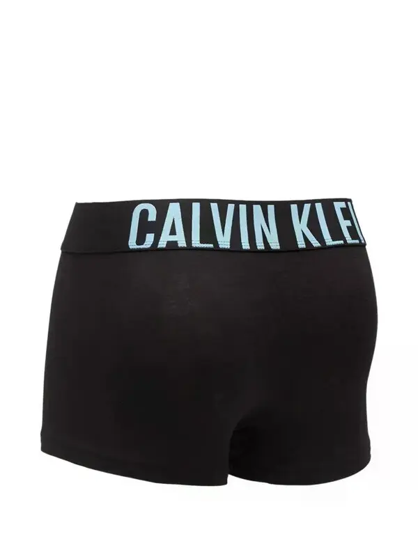 Calvin Klein Logo-waistband Boxers - Black
