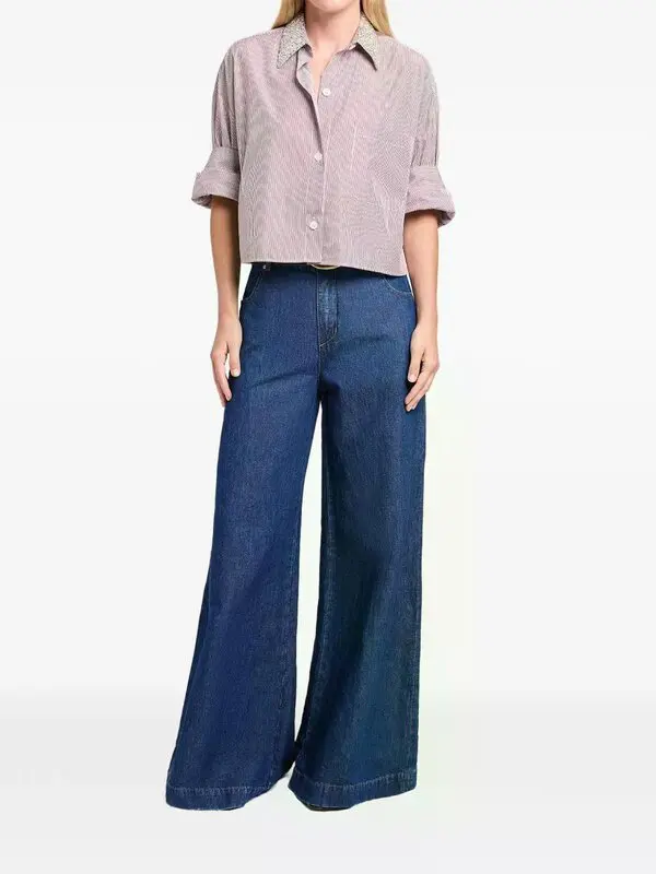 TWP Dillon Wide Leg Trousers