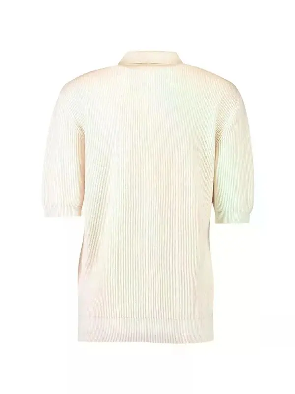 Eleventy Zip Short Sleeve Pullover