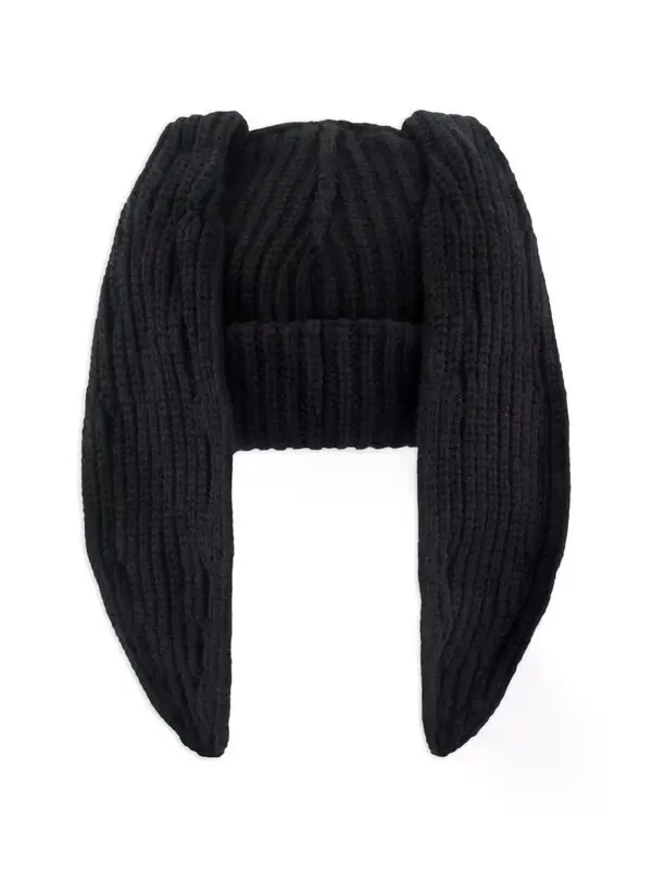 CHARLES JEFFREY Chunky Bunny Beanie - Black