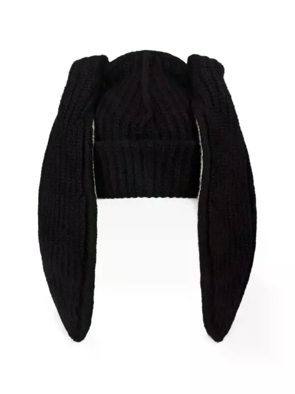 CHARLES JEFFREY Chunky Bunny Beanie - Black