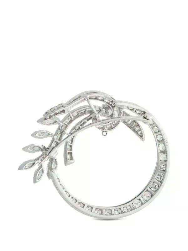 LB EXCLUSIVE Diamond Round Brooch