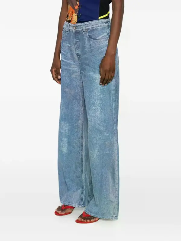DIESEL® D-sire Wide-leg Jeans - Blue