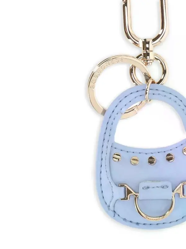 Borbonese Studded Charm Keyring