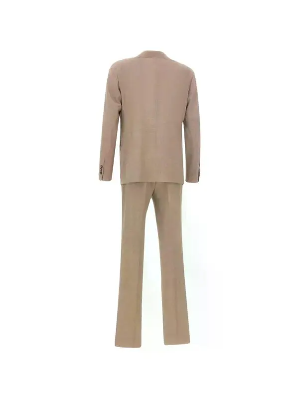 Tagliatore Contrast-button Lapel-pin Suit