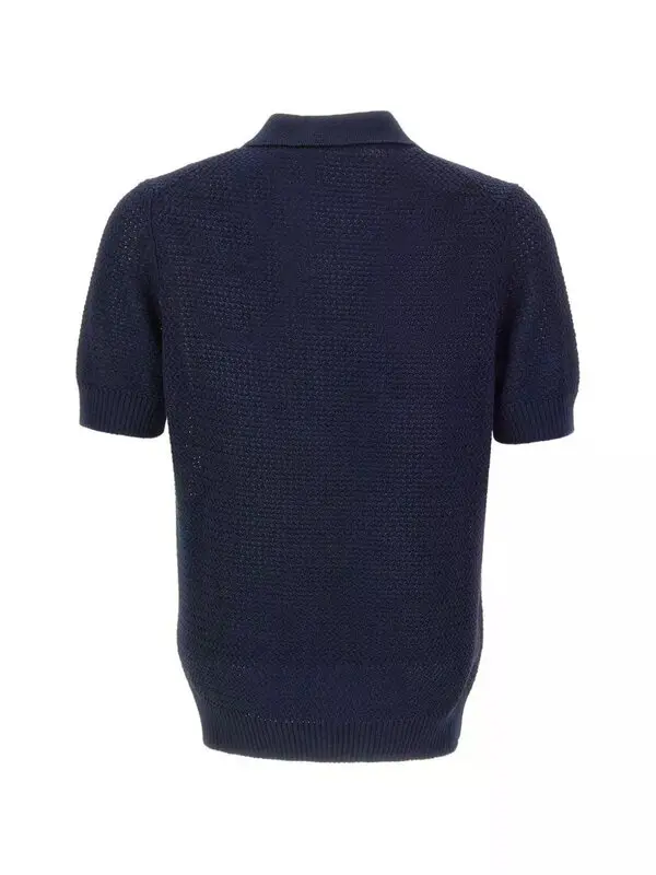 FILIPPO DE LAURENTIIS Textured V-neck T-shirt