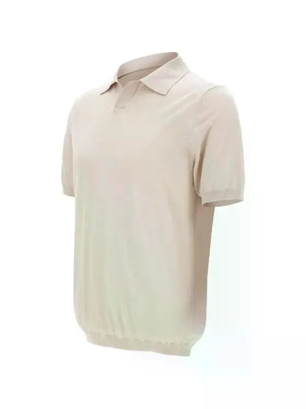 KANGRA Ribbed V-neck T-shirt