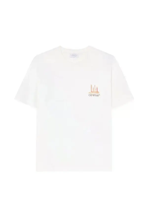 Off-White Logo Graphic T-shirt - White