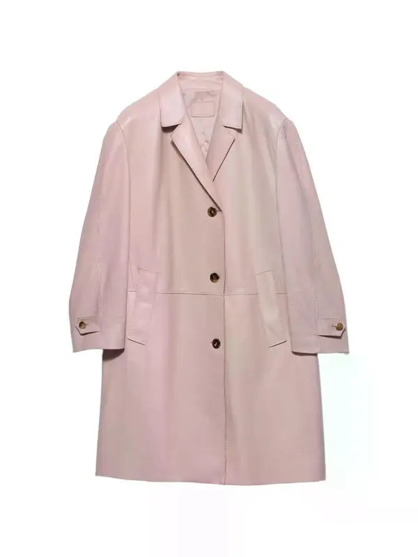 Prada Nappa Leather Coat