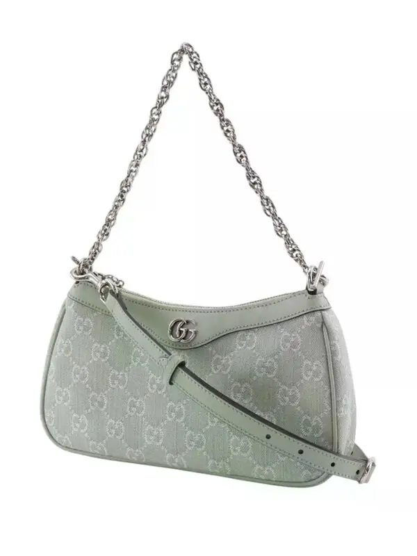 Gucci Small Gg Denim Ophidia Satchel