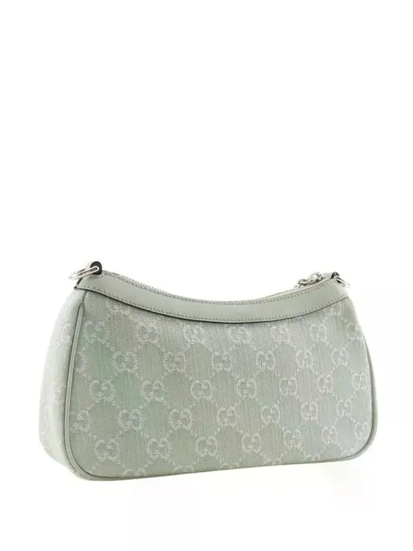 Gucci Small Gg Denim Ophidia Satchel
