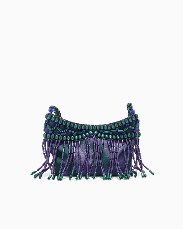 Giorgio Armani Jacquard Satin Mini Bag