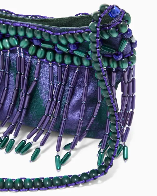 Giorgio Armani Jacquard Satin Mini Bag