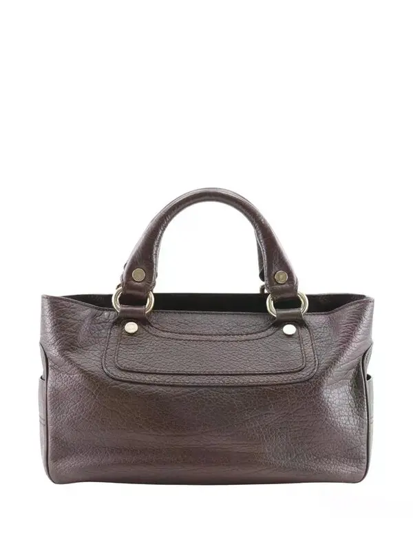 Celine 20th Century Leather Boogie Handbag - Brown