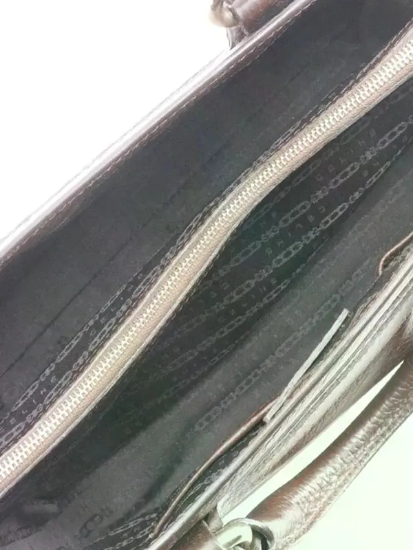 Celine 20th Century Leather Boogie Handbag - Brown