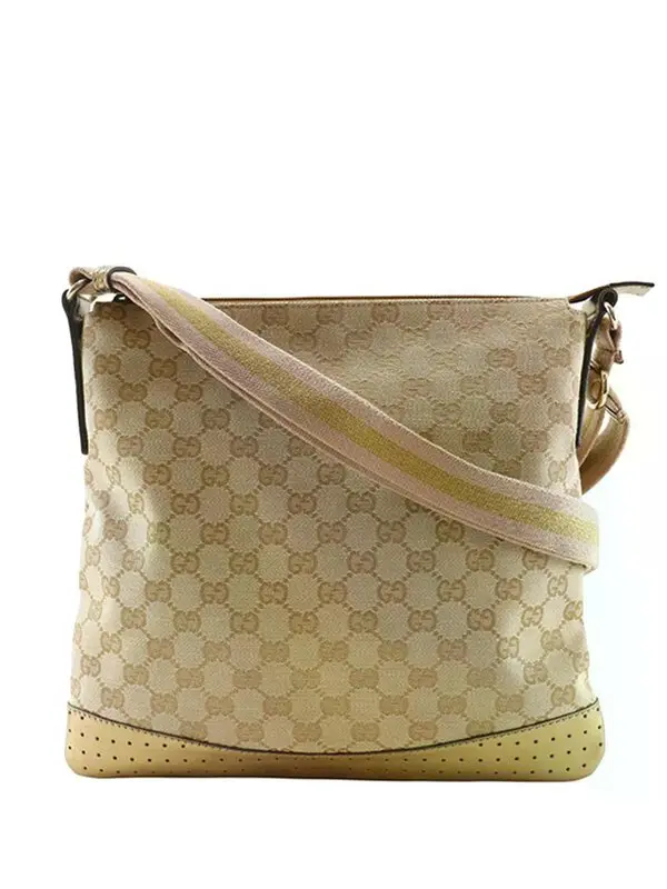 Gucci Gg Canvas Web Crossbody Bag 2000-2015
