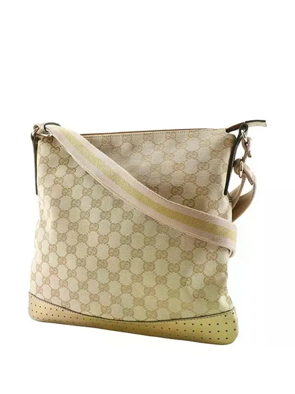 Gucci Gg Canvas Web Crossbody Bag 2000-2015