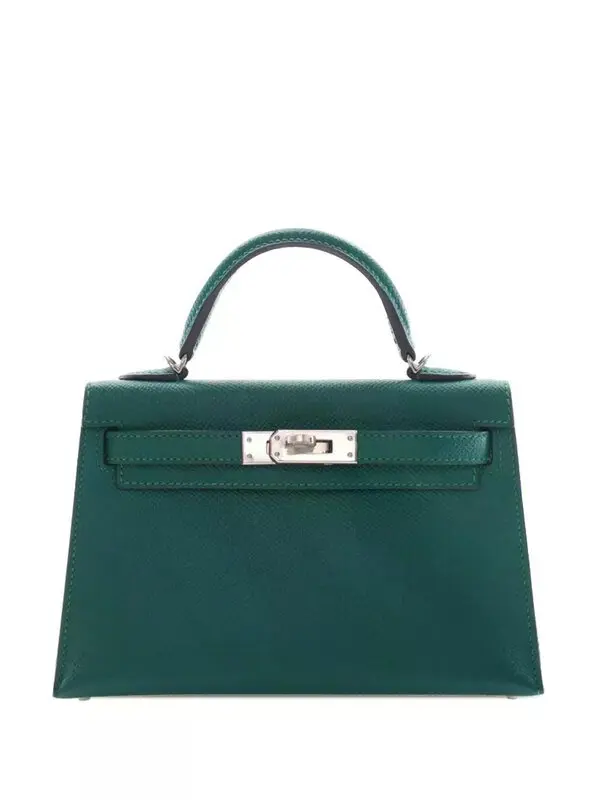 Hermès 2017 Mini Epsom Kelly Sellier Ii 20 Satchel - Green